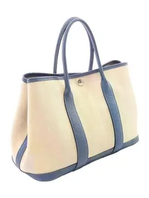 Hermès 2018 Tpm Garden Party Tote Bag Neutrals