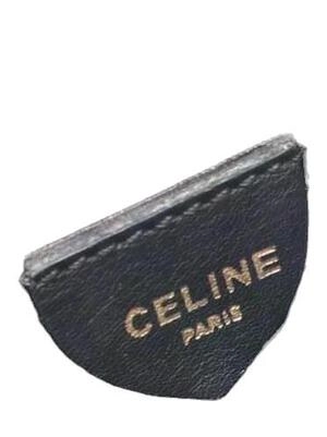 CELINE 2000s Ring-detail Leather Shoulder Bag