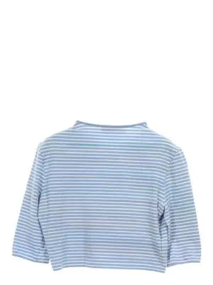 PRADA 2010s Striped Cropped T-shirt