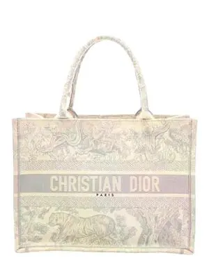 Dior 2000s Book Tote Toile De Jouy Tote Bag - Neutrals