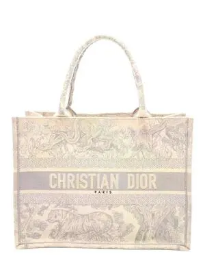 Dior 2000s Book Tote Toile De Jouy Tote Bag - Neutrals