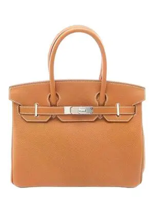 Hermès 2026 30 Birkin Tote Bag Brown