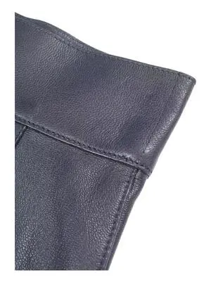 Hermès 2010s Chaîne D'ancre Leather Shorts - Blue