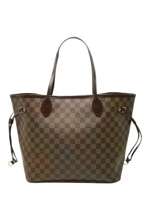 LOUIS VUITTON 2007-2026 Damier Ebene Neverfull Mm Tote Bag - Brown