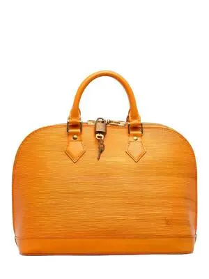 LOUIS VUITTON 2003 Epi Alma Pm Satchel - Orange