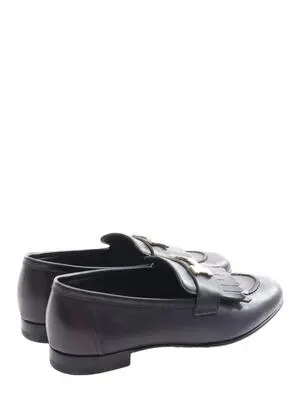 Hermès 2020s Royale Fringed Loafers - Black