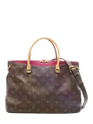 LOUIS VUITTON 2015 Pallas Monogram Handbag - Brown