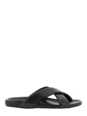 Saint Laurent Saint Laurent Men Saint Laurent Nichols Leather Sandals Black