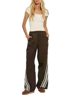 P.E Nation Radius Side-stripe Track Pants - Brown