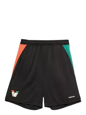 VENEZIA FC Home Logo-detail Panelled Shorts - Black