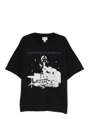 KAMIYA Graphic-print T-shirt - Black