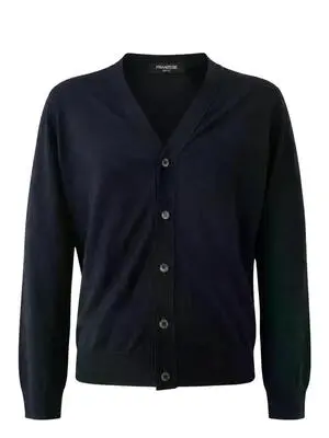 FRANZESE COLLECTION Stefano De Martino V-neck Cardigan - Blue