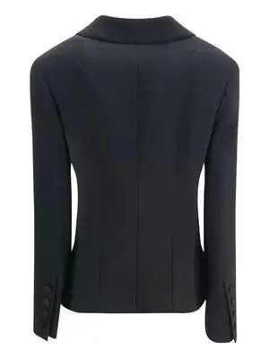 Ermanno Scervino Double-breasted Boxy Blazer - Black