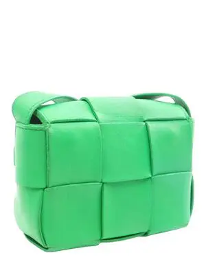 Bottega Veneta 2010s Mini Candy Cassette Shoulder Bag Green