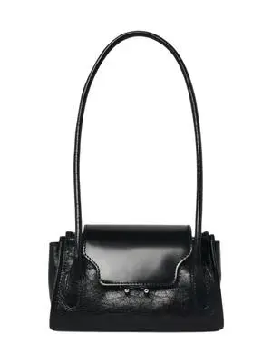 Marni Leather Trunkette Bag - Black