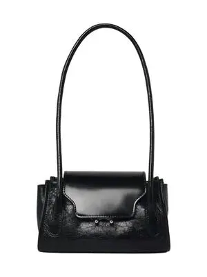 Marni Leather Trunkette Bag - Black