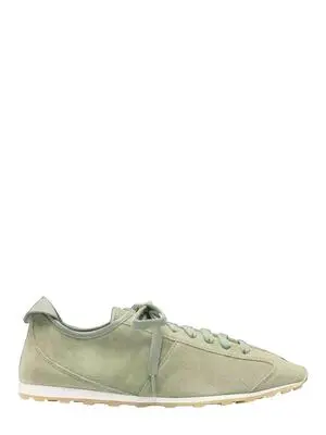 Jacquemus The Tennis Suede Lace-up Sneakers - Green