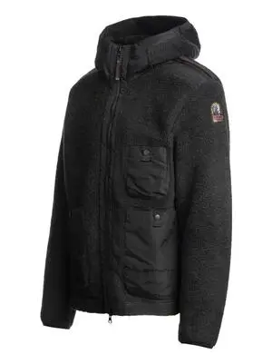 PARAJUMPERS Sundre Panelled Hooded Jacket - Black