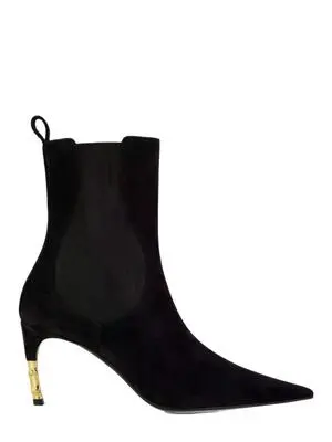 Gucci Castello Bamboo-heel Ankle Boots - Black