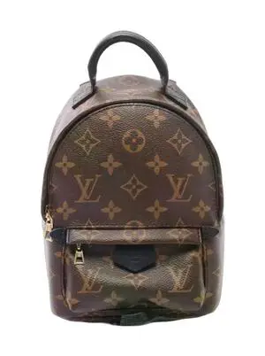 LOUIS VUITTON 2016 Palm Springs Monogram Backpack - Brown