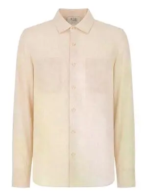 LE SULLY STUDIO Patch-pocket Long-sleeved Shirt - Neutrals