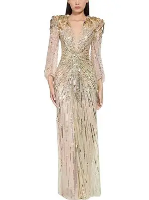 Jenny Packham Xenia Gown - Gold