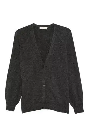MLM V-neck Button-up Cardigan - Grey