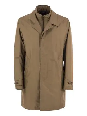 FAY Morning Coat Padded Technical Fabric Coat - Multicolor
