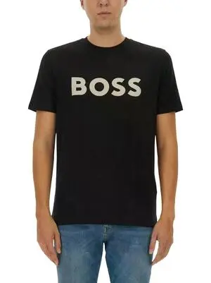 BOSS Logo-print T-shirt - Black
