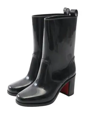 CHRISTIAN LOUBOUTIN 2000s Block-heel Rain Boots