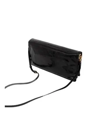 Patrizia Pepe Fly-logo Crossbody Bag - Black