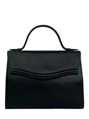 Saint Laurent 1980-1990 Leather Handbag - Black