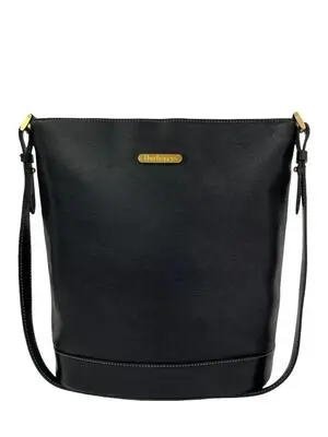 BURBERRY 1980-1990 Leather Bucket Bag