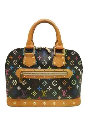 LOUIS VUITTON 2004 Monogram Multicolore Alma Pm Handbag - Black