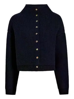 Khaite Marjorie Cardigan Blue
