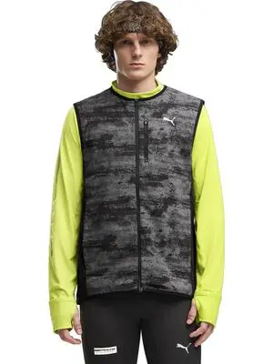 PUMA Brightstride Primaloft® Insulated Performance Fit Running Vest - Black