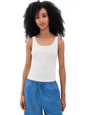 REFORMATION Olive Tank - White