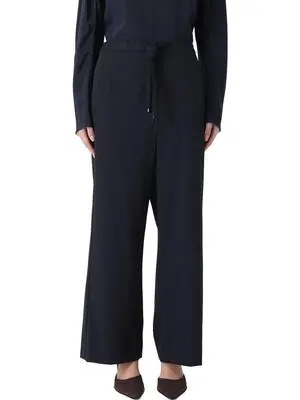 Max Mara Gabardine Wide-leg Trousers - Blue