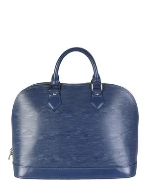 LOUIS VUITTON Navy Epi Alma PM