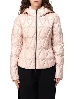 Moose Knuckles Cropped Quilted Nylon Hooded Down Jacket Grey