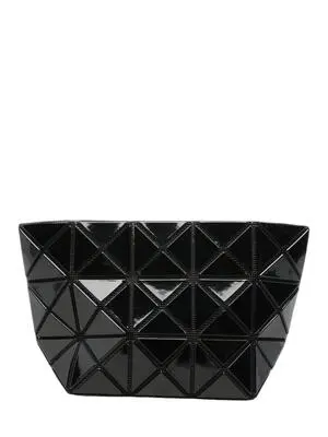 Issey Miyake Geometric Panel Mini Handbag In Pvc - Black