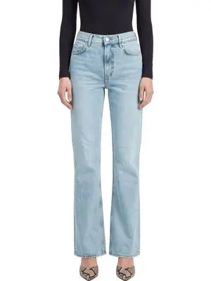 TOTEME Mid-rise Straight-leg Jeans In Cotton With Five Pockets - Denim