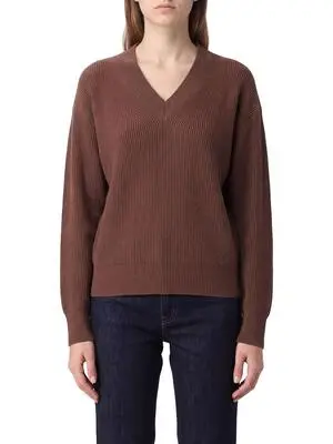 BRUNELLO CUCINELLI V-neck Cashmere Blend Jumper With Dropped Shoulders