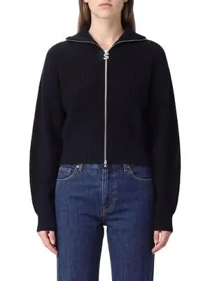 Sportmax Hooded Wool And Cashmere Blend Zip-up Cardigan Black