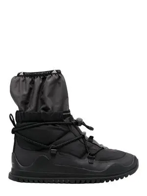 Adidas By Stella McCartney Nylon Snow Boots With Adjustable Drawstring - Black