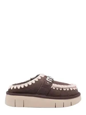 Mou Heeled Sandal - Coffee