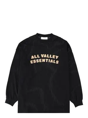 Fear Of God T-shirt A Manica Lunga "merch" Black