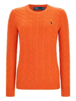 Polo Ralph Lauren Maglia "julianna" Con Logo - Orange
