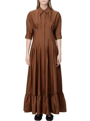 Max Mara Max Mara Studio Women Cotton Dress Max Mara Studio Gray