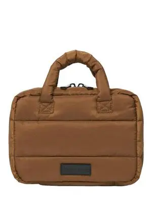 TIBA + MARL Brown Puffy Changing Grab Bag Coffee